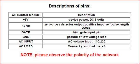 Compatible Ac Dimmable Leds Ac Led Dimmer 1ch Ac Dimmer Arduino