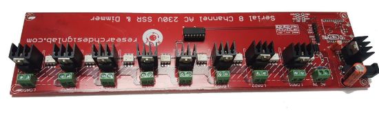 Serial 8 Channel AC 230V SSR and Dimmer. iotmug Traffic Light Controller Sequencer, Flipper Zero ...