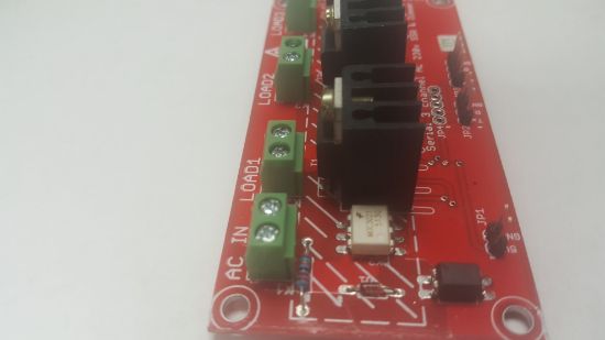 Serial 3 Channel AC SSR Dimmer For Arduino and Raspberry PI DIMMER on 230V 50hz (110V-60HZ On ...