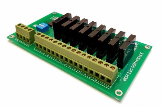8 Channel I2C Solid State Relay Module For Arduino Raspberry PI and All ...