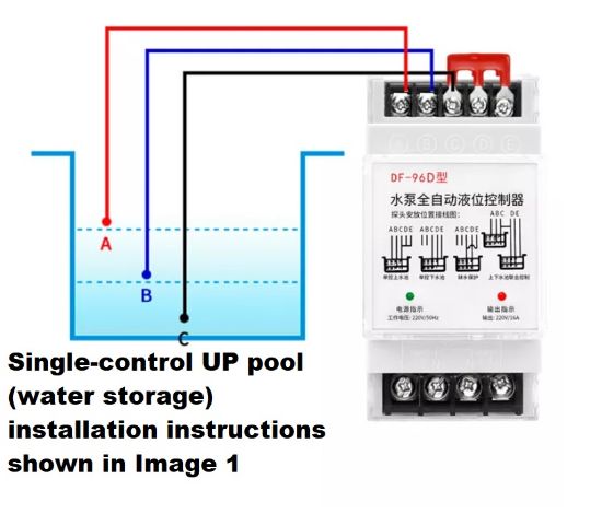 Automatic Water Level Controller Switch 20A Tank Liquid Level Detection ...