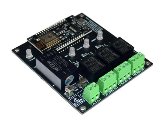 Wi-Fi 3CH Traffic Light Controller/Sequencer 110V-220VAC 50-60HZ upto ...