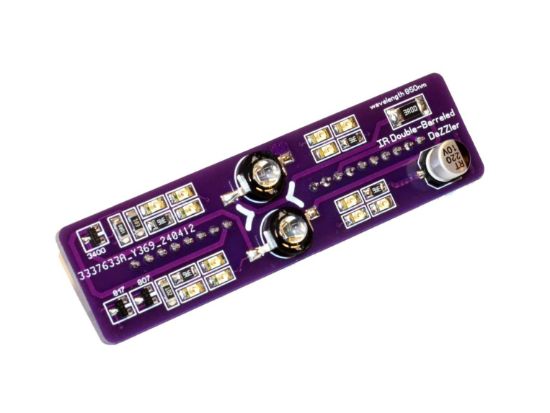 Flipper Zero Double Barreled IR LED Blaster dazzler 850nm. iotmug ...
