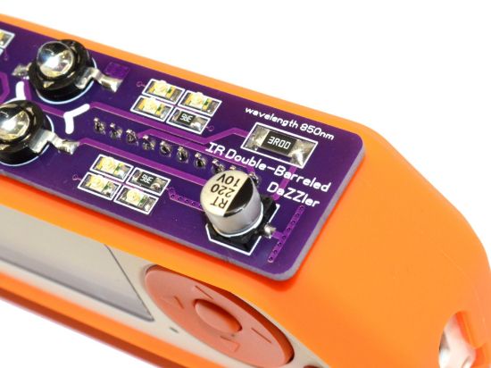 Flipper Zero Double Barreled IR LED Blaster dazzler 850nm. iotmug ...