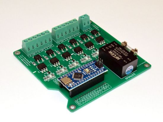 6CH Traffic Light Controller, Arduino based programmable board. iotmug ...