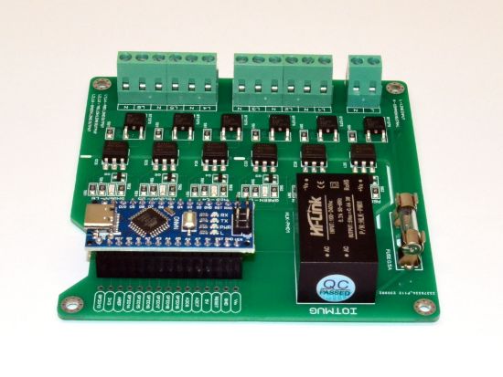6CH Traffic Light Controller, Arduino based programmable board. iotmug ...